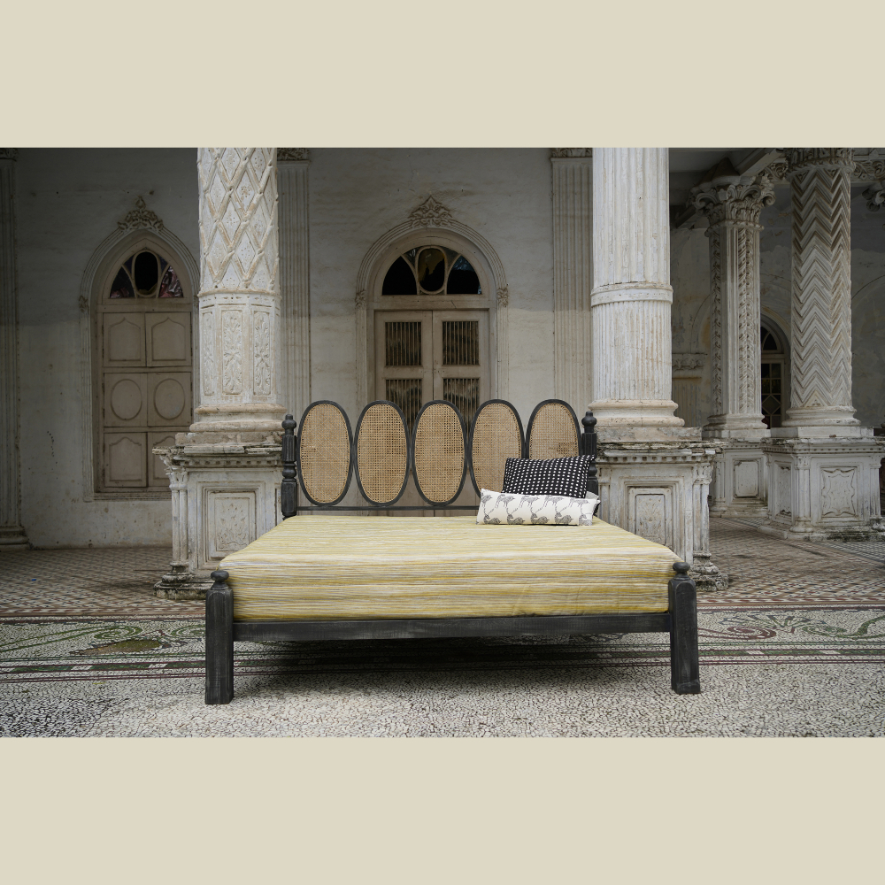 Black Oval Double Bed - this and that