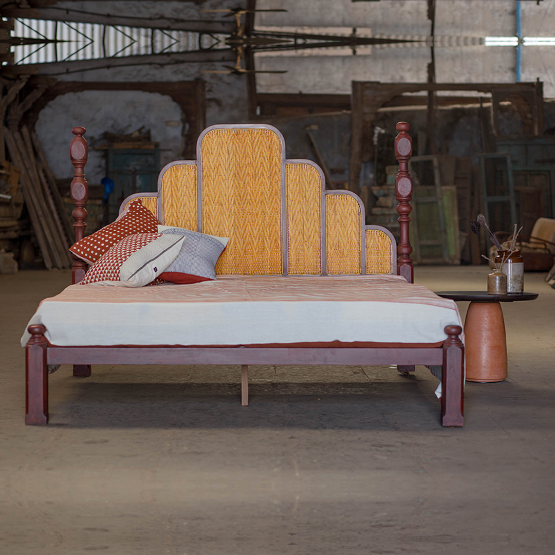 Yellow Cane Bed - this and that